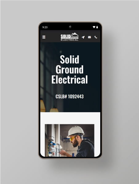 Solid Ground Electrical Brand Work · vonWolf.co